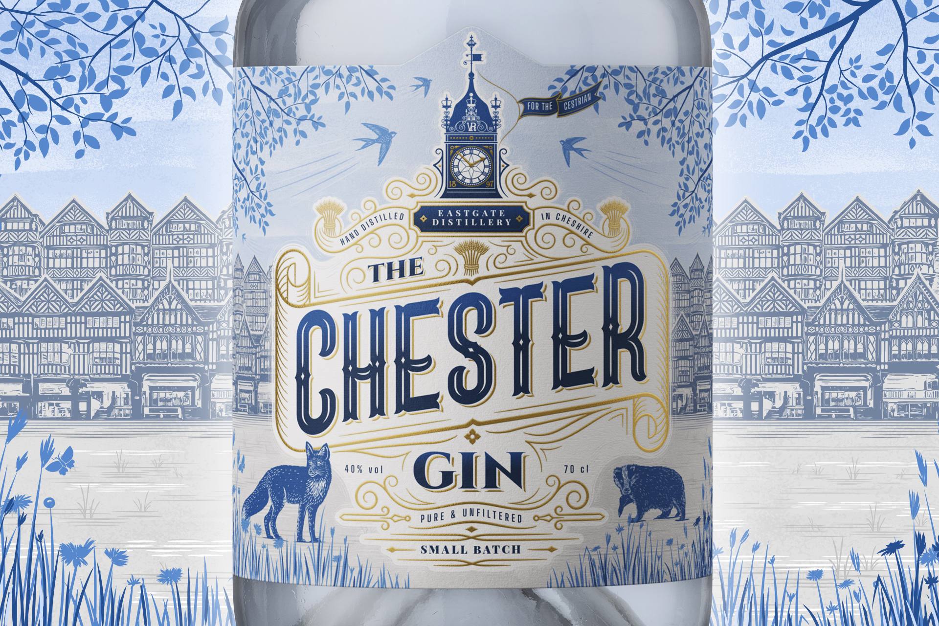 Chester Gin Bottle Design | Heritage Meets Modernity